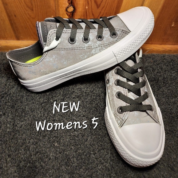 Converse | Shoes | New Converse Chuck Taylor All Star Ii Grey ...